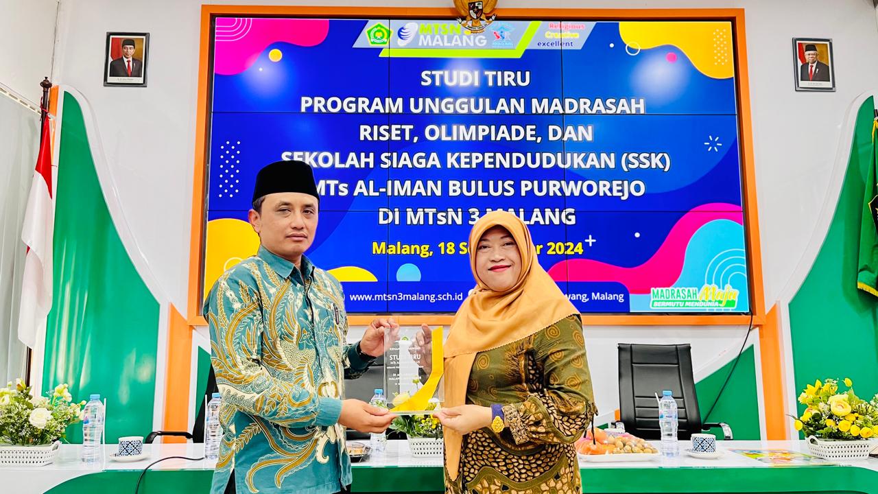 Kunjungan Studi Tiru MTs Al-Iman Bulus Purworejo Jawa Tengah - MTsN 3 ...